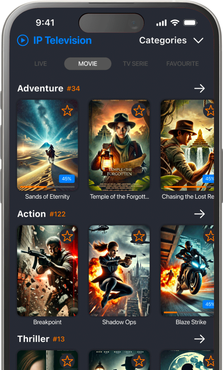 IP Television - The best app for your IPTV playlist - IP Television