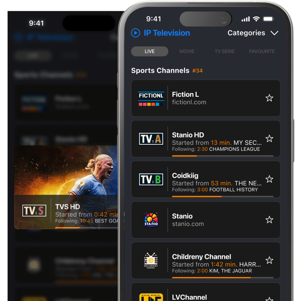 IP Television - The best app for your IPTV playlist - IP Television
